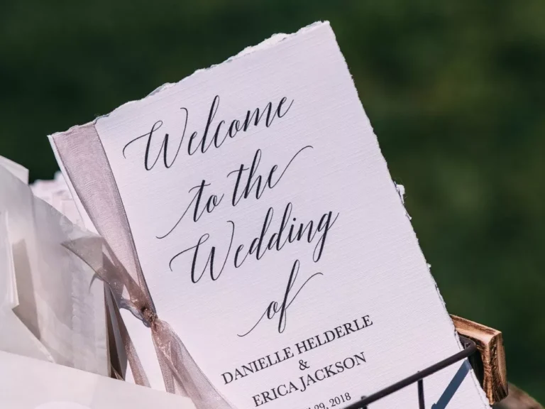 What Should Be Included In A Wedding Booklet WeddingStats